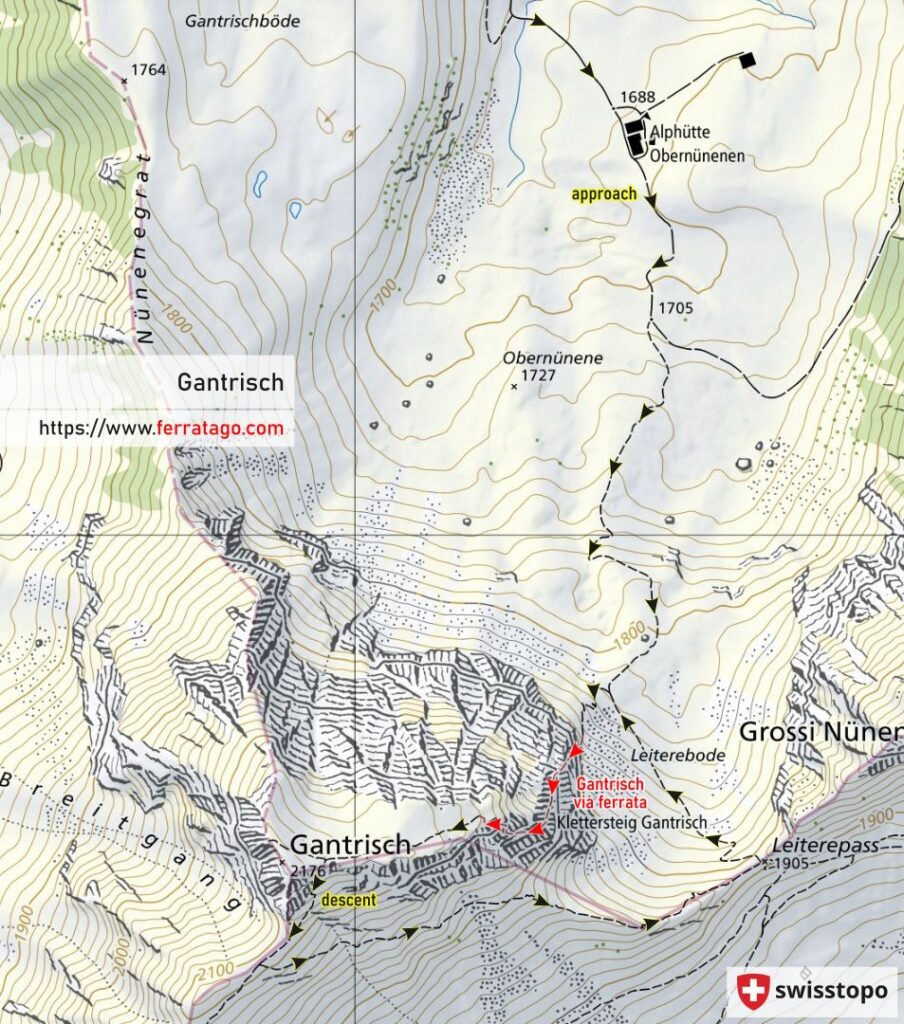 Via ferrata Gantrisch (C/D) Switzerland – Ferrata GO