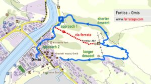 Via ferrata Fortica – Omis (B) Croatia – Ferrata GO